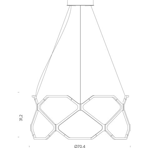 Nemo Titia Minor Pendant Matt Black