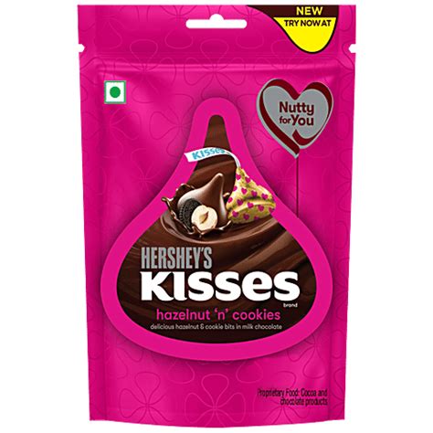 Buy Hersheys Kisses Hazelnut N Cookies Milk Chocolate Rich