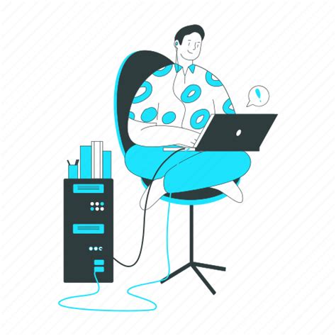 Programmer Works Developer Programming Development Web Business Illustration Download On