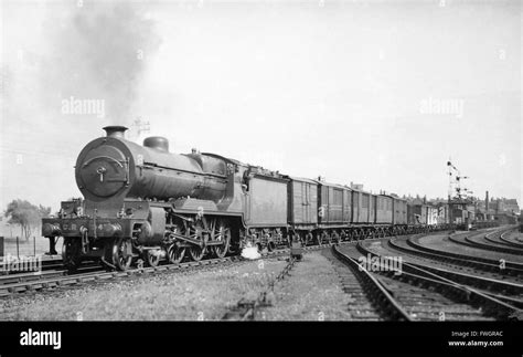 Caledonian Railway 4 6 0 River Class Steam Locomotive On A Fitted