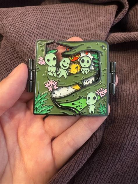 Аниме Значок 3d принцесса Мононоке брошка Хаяо Миядзаки Ghibli Тоторо 430 грн