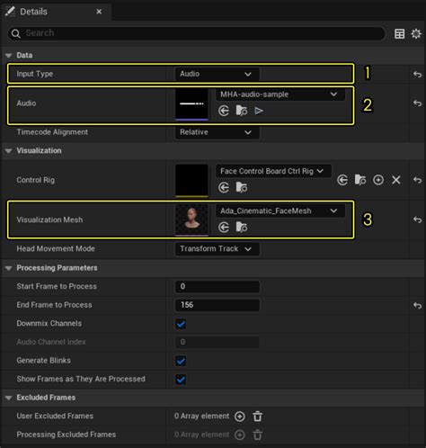Audio Driven Animation For Metahuman Metahuman Documentation Epic