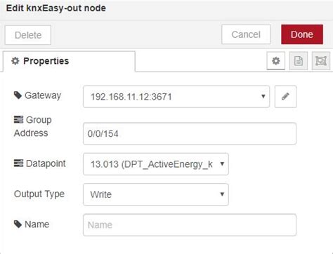 Node Red Contrib Knx Easy Node Node RED