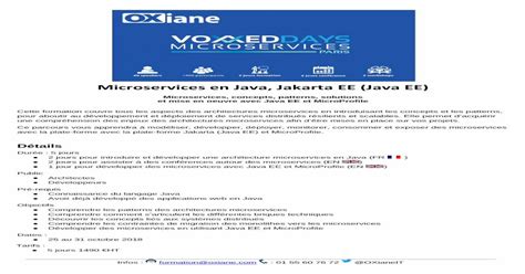 Microservices En Java Jakarta Ee Java Ee€¦ · Microservices En Java