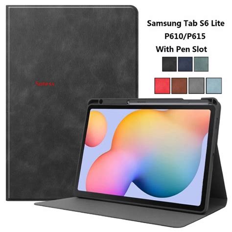 เคสหนัง แบบพลิกตั้งได้ สําหรับแท็บเล็ต Samsung Tab S6 Lite P610 P615