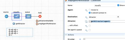 Simulation Anylogic Attractor Weird Behavior Stack Overflow
