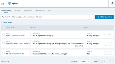Create Your First Configuration With The Configuration Builder Nxlog