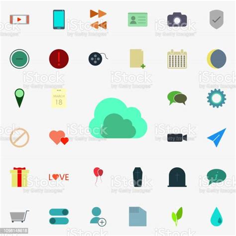 클라우드 아이콘입니다 웹 및 모바일 웹 아이콘 유니버설 세트 색상 0명에 대한 스톡 벡터 아트 및 기타 이미지 0명 공유 개념 기후 묘사 Istock