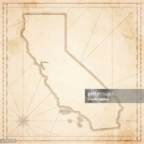 California Outline Map Photos And Premium High Res Pictures Getty Images