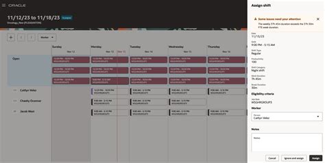 Oracle Fusion Cloud Workforce Scheduling 24a Whats New
