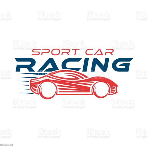 자동 자동차 로고 아이콘 벡터 일러스트레이션 템플릿입니다 모던 스포츠 카 벡터 로고 아이콘 실루엣 디자인 자동차 수리 딜러 차고 및 서비스에 대한 자동차 로고 벡터 그림