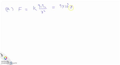 SOLVED Two Charged Particles As Shown In Figure Q μC OFF