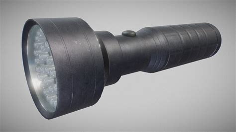 Flashlight Download Free 3d Model By Hideo Godzila [425ca43] Sketchfab