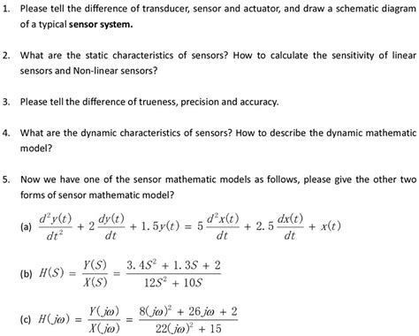 VIDEO Solution Please Explain The Difference Between A Transducer Sensor And Actuator And