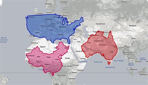 Mercator Map Distortion