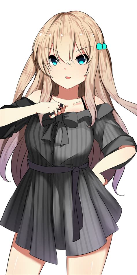 Anime Girl With Dirty Blonde Hair