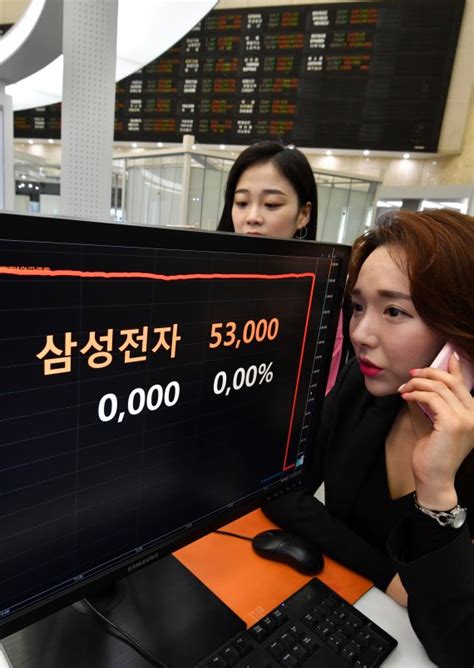 액면분할 후 주식거래 재개된 삼성전자 파이낸셜뉴스