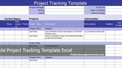 Task Tracker Excel Template