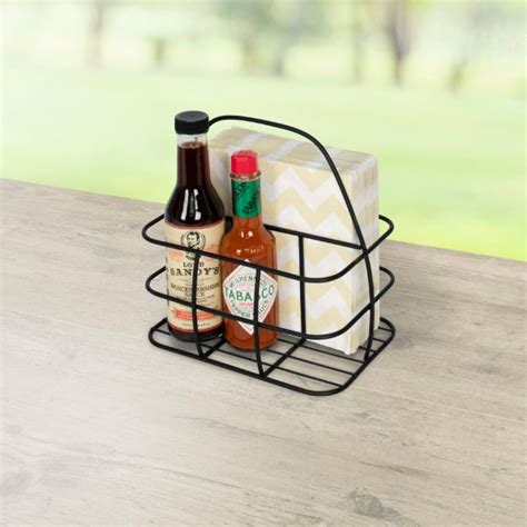 Spectrum Diversified Designs Llc Condiment Caddy Black Spectrum Diversified Designs Llc Condiment Caddy Black