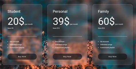 15 css pricing tables forfrontend