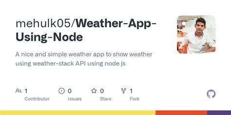 github mehulk05 weather app using node a nice and simple weather app