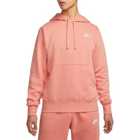 Nike Mens Sportswear Club Fleece Hoodie Pink Xxl Extra Extra Large