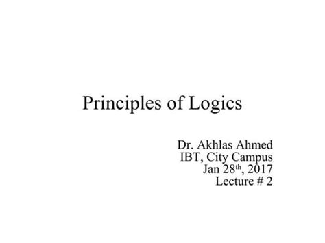 This Ppt Is About Philosophy Of Logic Ppt
