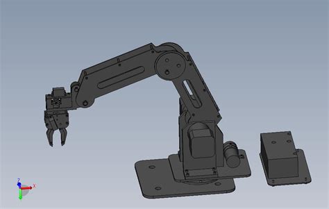 Dobot机器人solidworks 2014模型图纸免费下载 懒石网