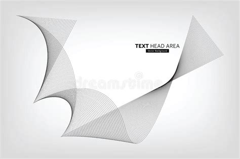 Abstract Wave Element For Design Digital Frequency Track Equalizer Stock Vector Illustration