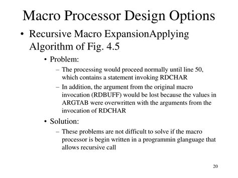 Ppt Chapter 4 Macro Processors Powerpoint Presentation Free Download