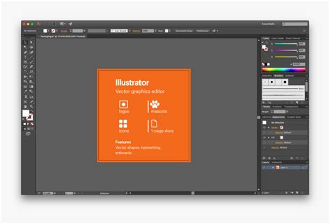 The Adobe Illustrator Interface With A Breakdown Of Multimedia