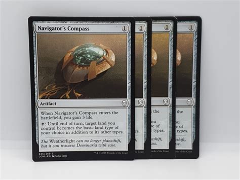 4x Navigators Compass Dom Dominaria Mtg Magic The Gathering Ebay