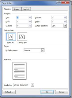 How To Set Page Setup In Ms Word