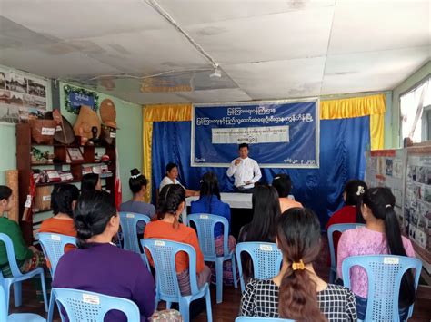 ကွန်ဟိန်းမြို့နယ် လူထုအခြေပြုဗဟိုဌာန၌ ကလေးအလုပ်သမားပပျောက်ရေး အသိပညာပေးဟောပြောပွဲ ဆောင်ရွက