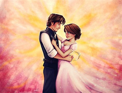 Rapunzel And Flynn Kiss Fan Art