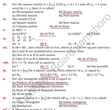Education Is The Key To Success Unit 2 Matrices And Determinants Mathematics For Xi Science