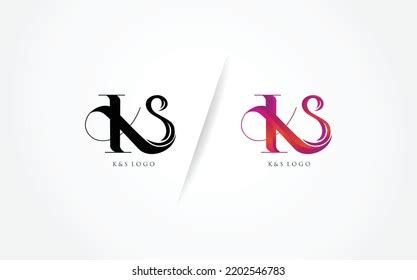 Ks Sk K S Letters Abstract Stock Vector Royalty Free Shutterstock