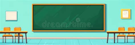A Huge Green Chalkboard In A Classroom Styled With Vibrant Bit Pixel Art For A Nostalgic Touch