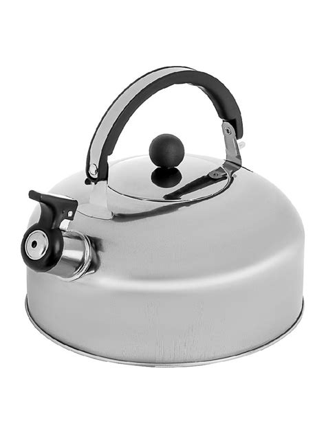 Чайник со свистком из нержавеющей стали 2 5 л для всех видов плит купить на Ozon по низкой цене