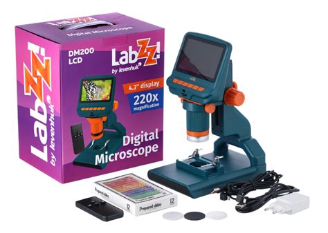 Мікроскоп цифровий Levenhuk LabZZ DM200 LCD