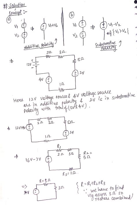 Answered In The Circuit Shown Solve For The Voltage Across The The Resistor By First