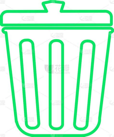 垃圾桶图标标识设计