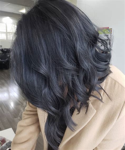 Smokey Blue Hair Color