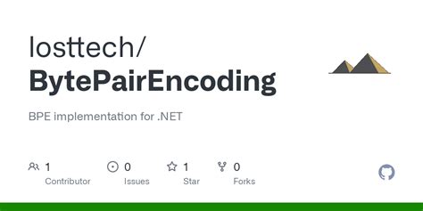 Github Losttechbytepairencoding Bpe Implementation For Net