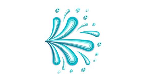 추상 용지 컷 그림 화 물 스플래시 방울 색상 배경 벡터 디자인 스타일 3차원 형태에 대한 스톡 벡터 아트 및 기타 이미지 3차원 형태 개념 개념과 주제 Istock