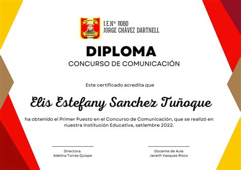 Diploma O Certificado De Estudios Para Graduación Pdf