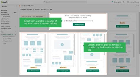 Create Product Templates Posstack Documentations