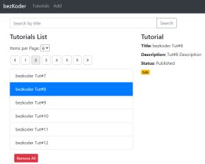 React Pagination With Api Using Material Ui Bezkoder