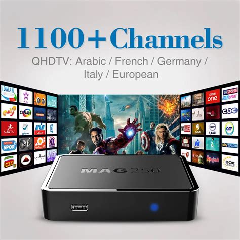 MAG Iptv Set Top Box Without Iptv Account European IPTV Box MAG Support USB Connector