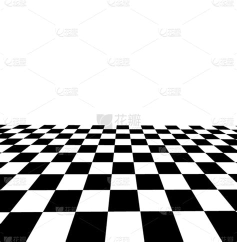 图像黑白图片三维图形白色华丽的棋盘国际象棋矢量浴室装饰素材 花瓣网